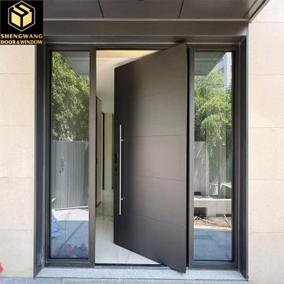 China ODM Swing Aluminium Pedestrian Garden Gates Copper Imitation Surface Finishing Metal Gate Outdoor for sale