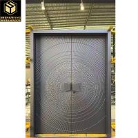 China Fire Resistance With Brown Aluminum Garden Gate And Smart Locks For Aluminum Side Gates for sale