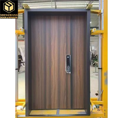 China Customized With Grey Color For All Aluminum Room Door And Fireproof Room Door for sale