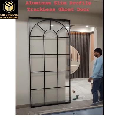 China Hotel Villa Aluminium Glass Hinged Door Aluminium Bifold Doors For Customized for sale