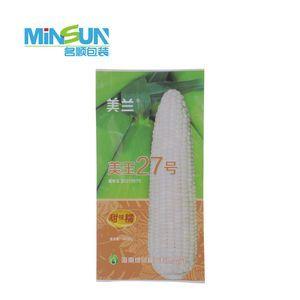 China Custom Mylar Aluminum Foil Bags 20-190mic Thickness for Corn Seed Storage with Moisture Proof Protection for sale