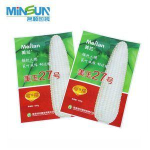 China Custom Seed Packaging Bags 20-190mic Thickness with Zipper Reseal and Graphic Printing for Industrial Applications for sale