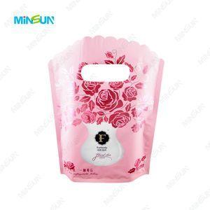 China Printed Gift Packaging Bags with Handles - 20-190mic Thickness, Gravure Printing, Custom Sizes for sale