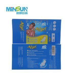 China Custom Sanitary Napkin Packaging Bags with Gravure Printing 20-190mic Thickness Easy-Tear Labels for sale