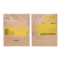 China Custom Printed Diaper Packaging Pouch - Kraft Paper Stand-Up Bags with 10-Color Gravure Printing and Custom Sizing for sale