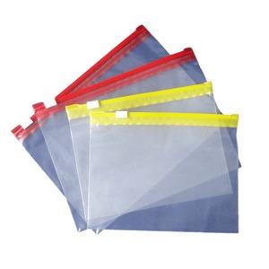 China Clear Plastic Zipper Storage Bag 20-190mic Thickness with Resealable Lock for Food and Industrial Packaging for sale