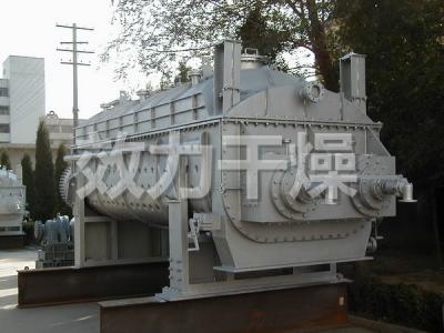 China Dual Shaft High Volume Hollow Paddle Dryer For Large Scale Industrial Waste Treatment for sale