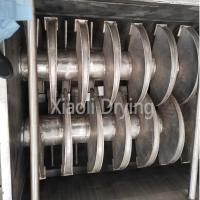 China Durable Cutting Edge Hollow Paddle Dryer Solution For Bulk Wet Powders Granules Processing for sale