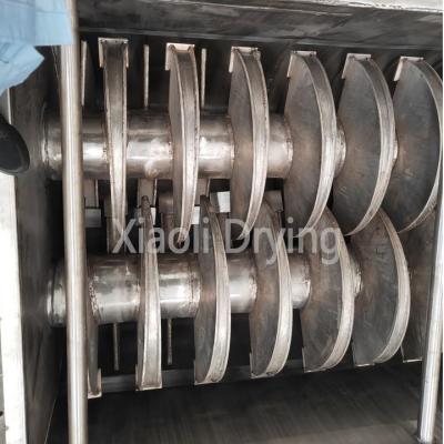 China Durable Cutting Edge Hollow Paddle Dryer Solution For Bulk Wet Powders Granules Processing for sale