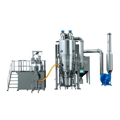 China 316L Stainless Steel Fluid Bed Dryer Granulator Food Processing Dust Free Operation for sale