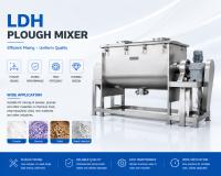 China LDH-15 Precision Coulter Mixing Machine 82.5kW Industrial Powder Mixer 6000-9000kg Per Batch for sale