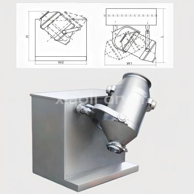 China Gentle SYH 3D Mixer for Fragile Powders and Granules in Pharmaceutical Manufacturing for sale
