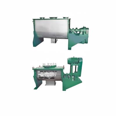 China Compact 100L Horizontal Ribbon Mixer Machine Stainless Steel 30-50kg Batch Powder Blender for sale
