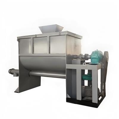 China Industrial WLDH Horizontal Ribbon Mixer Stainless Steel Powder Blending Machine For Cosmetic Powders & Granules for sale
