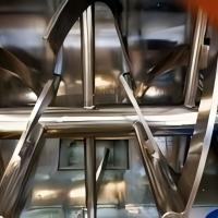 China Small Double Industrial Ribbon Blender Stainless Steel Powder Mixer For Laboratory Use for sale