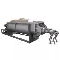 China 10rpm To 25rpm 4KW Hollow Paddle Dryer Energy Saving Sludge Drying Machine for sale