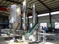 China 25-60kg/H Stainless Steel Rotary Flash Dryer Screw Feeding Industrial Drying Machine for sale