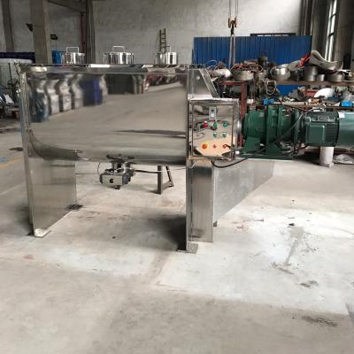 China 3200kg Horizontal Industrial Spiral Mixer Screw Blade Ribbon Mixing Machine for sale