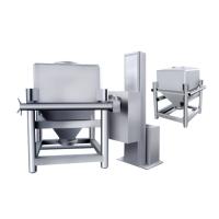 China 3-10rpm NTC Food IBC Bin Blender Screw Fixed Lift Hopper Mixing Machine for sale