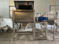 China Dry Powder Granules Horizontal Ribbon Mixer 304 Double Helical Ribbon Blender for sale
