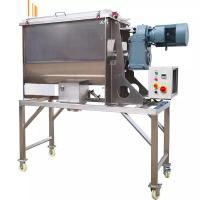 China OEM 3000L Horizontal Ribbon Mixer Stainless Steel Double Helical Ribbon Blender for sale