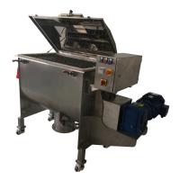 China 42rpm Double Paddle Horizontal Ribbon Mixer Medicine Capsule Chemical Blender Machine for sale