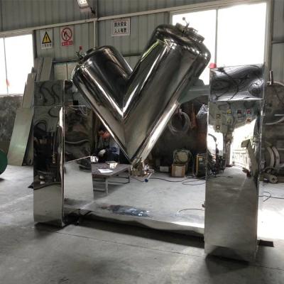 China Dia 200mm Sugar Dextrose V Type Powder Mixer Flour Granule Mixing Machine for sale