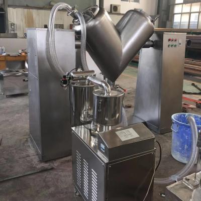 China 0.75KW To 11KW V Type Blender Pharmaceutical Powder Mixer Machine for sale