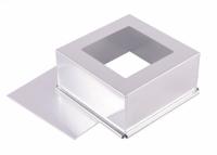 China Square Live Removable Bottom Cake Pan / SGS Aluminium Baking Moulds for sale