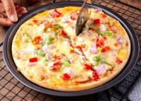 China 5~12 Inch Round Aluminum Non Stick Deep Pizza Pan With Alumilite Method for sale