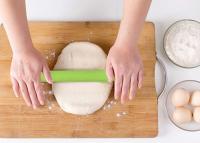 China Cake Baking Tool Stainless Steel Rolling Pin SS304 Silicone Non Stick Surface for sale