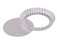 China Food Grade Aluminum Alloy Anodizing Flower Cake Mold Removable Bottom Cake Pan for sale