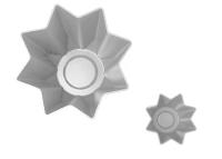 China Aluminum Alloy Anodizing Octagon Star Cake Mould Aluminium Cake Tin 1.4mm for sale