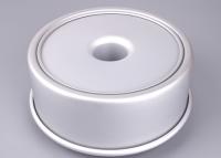 China Three Piece Aluminum Cake Molds Set Round Hollow chiffon cake mould With Removable Bottom for sale