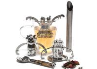 China Robot Monkey Frog Shape Lovely Deeper Herbal Basket Tea Strainer Stainless Steel 304 for sale