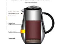China Home Office French Press Coffee Pot 1000ml Stainless Steel teapot 34oz for sale