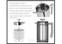 China 1000ml Metal French Press  And Tea Press U-Bond SS304 34oz French Press for sale