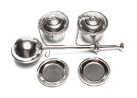 China Spring Handle Stainless Steel Tea Infuser Set 3 Picecs 18x5x4.5cm for sale