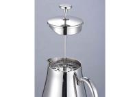 China Stainless Steel French Press Coffee Maker 18/10 Bonus 1000ML Plunger Coffee Maker for sale