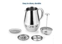 China Stainless Steel French Press Coffee Maker 18/10 Bonus 1000ML Plunger Coffee Maker for sale