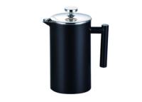 China 8 Cup Matte Black Stainless Steel French Press Coffee Pot Insulated Coffee Press 27oz/34oz for sale