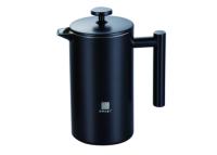 China 8 Cup Matte Black Stainless Steel French Press Coffee Pot Insulated Coffee Press 27oz/34oz for sale