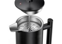 China Black Color Double Wall Coffee Plunger Ss French Press Coffee Maker 27/34/51oz for sale