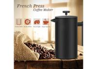China Black Color Double Wall Coffee Plunger Ss French Press Coffee Maker 27/34/51oz for sale