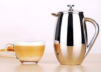 China Pear Shape Double Wall Tea & Coffee Maker French Press Coffee Plunger 34oz for sale