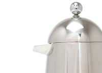 China Thermal Insulation Metal French Press 1000ml Double Wall 0.8mm 8 Cup Coffee Plunger for sale