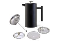 China Double Walled Cafetiere 8 Cup Metal French Press Stainless Steel Coffee Maker for sale