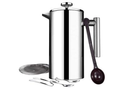 China Stainless Steel 51oz French Press Coffee Pot Double Wall Insulated Cafetiere Coffee Maker for sale