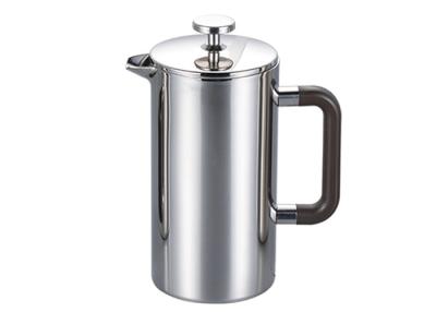 China 350ml - 1500ml Double Wall Coffee Plunger Large French Press Coffee Maker for sale