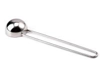 China Concise Style Stainless Steel Coffee Bean Measuring Scoop With Long Hnadle for sale